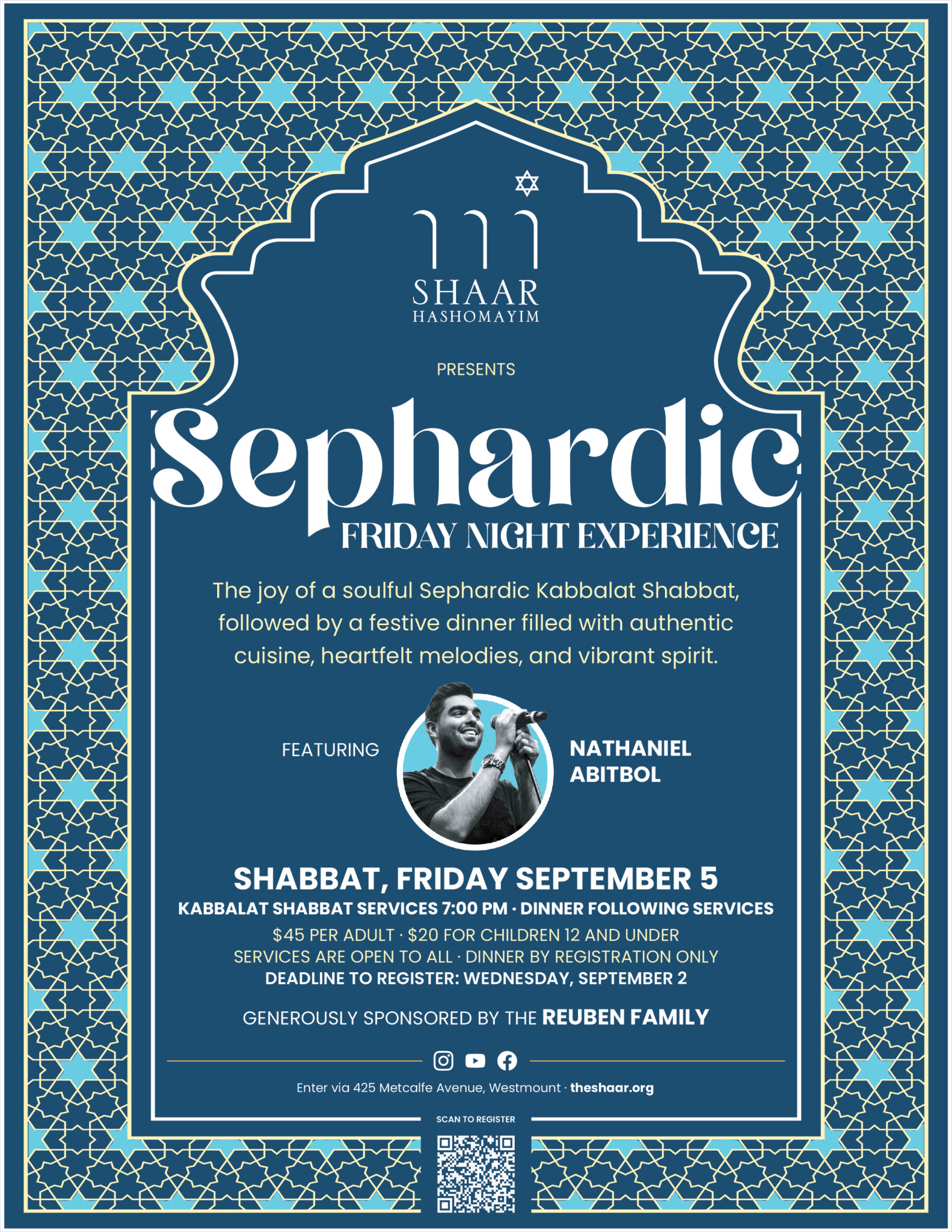 Sephardic Friday Night Experience – The Shaar